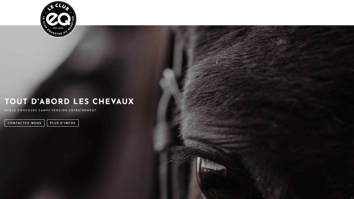 Le Club EQ - Centre Équestre sans pareil